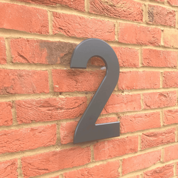 Extra Large House Numbers - Anthracite Grey - 29.5cm – Peppy & Sage